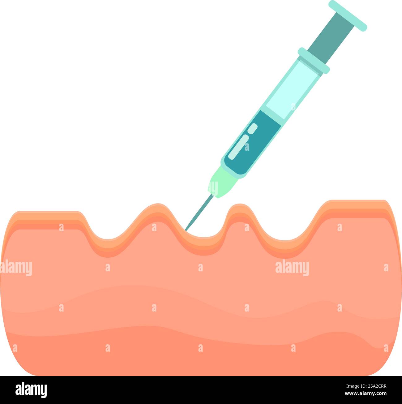 Botox injection icon cartoon vector. Skin treatment. Care therapy ...