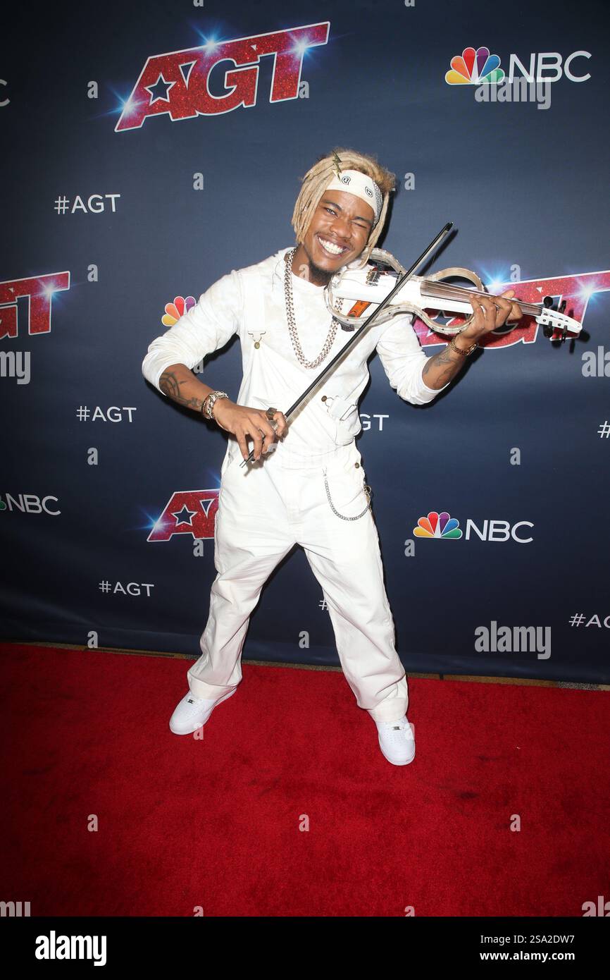 Brian King Joseph at the 'America's Got Talent' TV show, Season 14 ...