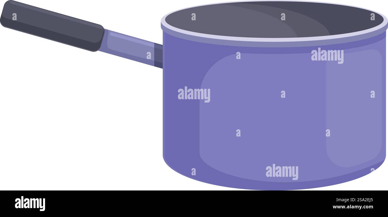 Empty saucepan icon cartoon vector. Gourmet utensil. Skillet soup ...