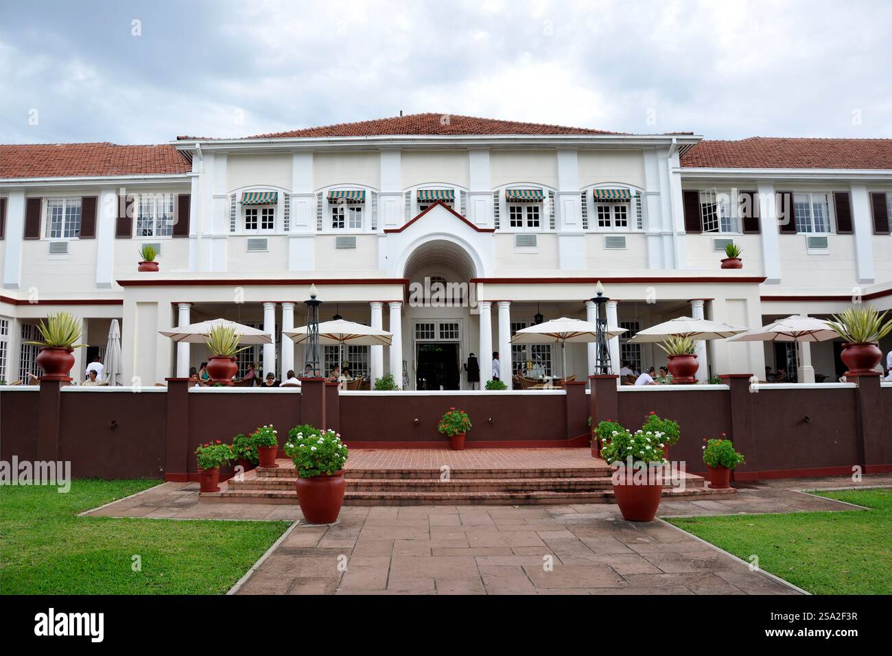 Victoria Falls Hotel. Victoria Falls. Zimbabwe Stock Photo - Alamy