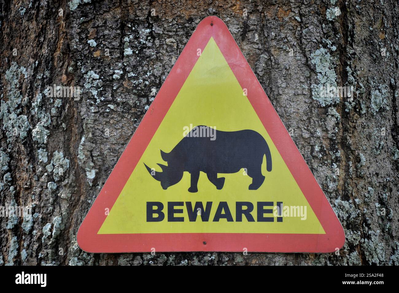 Uganda. Ziwa Rhino Sanctuary Gate Stock Photo - Alamy