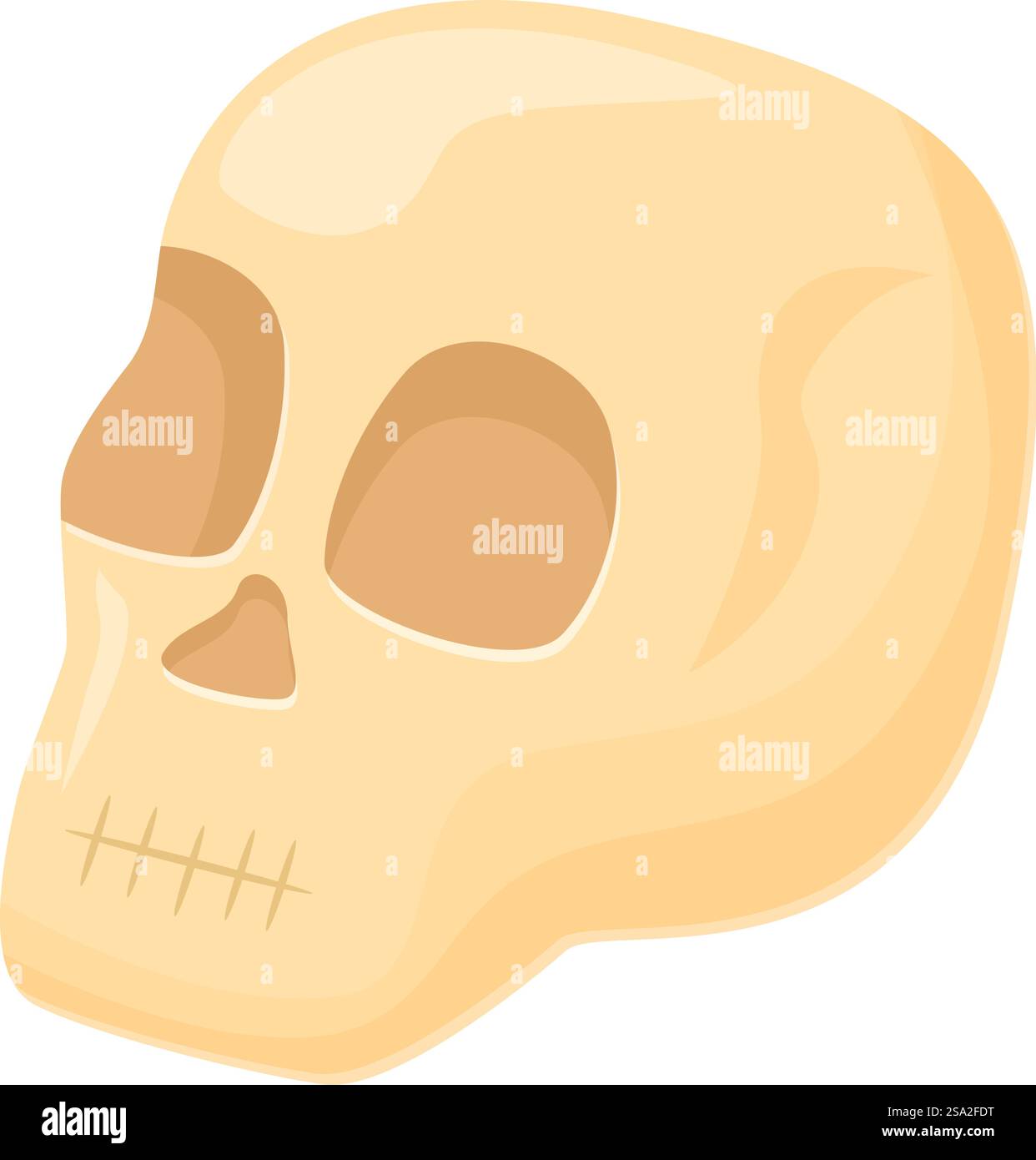 Alchemist skull icon cartoon vector. Lab element. Death lab energy ...