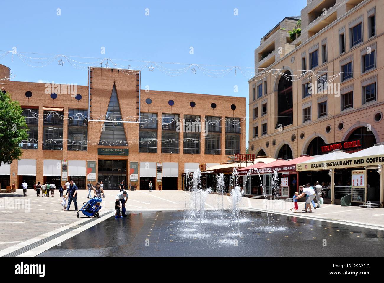 Nelson Mandela Square. Johannesburg. South Africa Stock Photo - Alamy