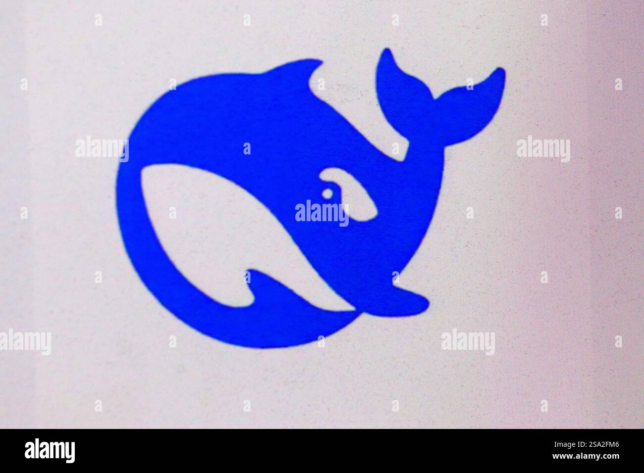 das Logo der Marke "Deepseek". Eine KI-App dieser chinesischen Firma ...