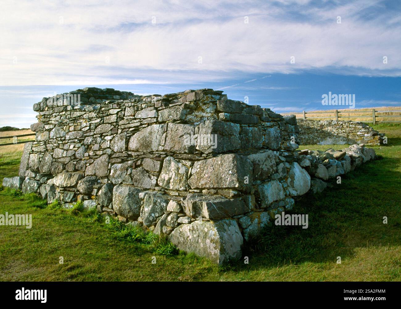 St Non's Chapel, St Non's, Pembrokeshire, Wales. Early Christian chapel ...