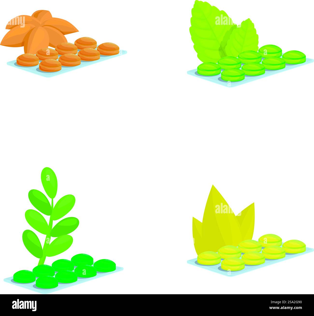 Throat lozenge icons set cartoon vector. Package of lozenge with ...