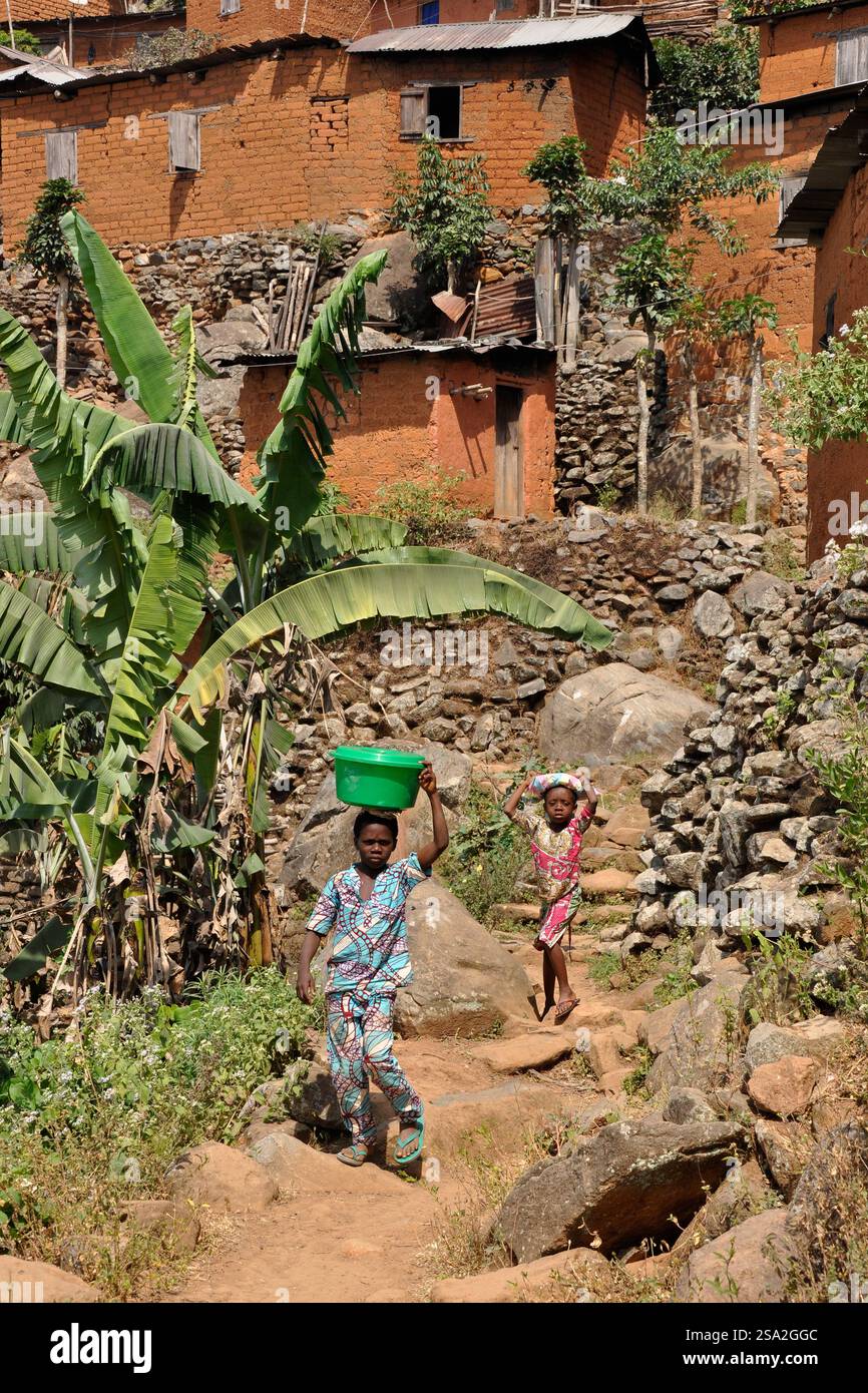 Togo. Kouma Kondo. Village Stock Photo - Alamy