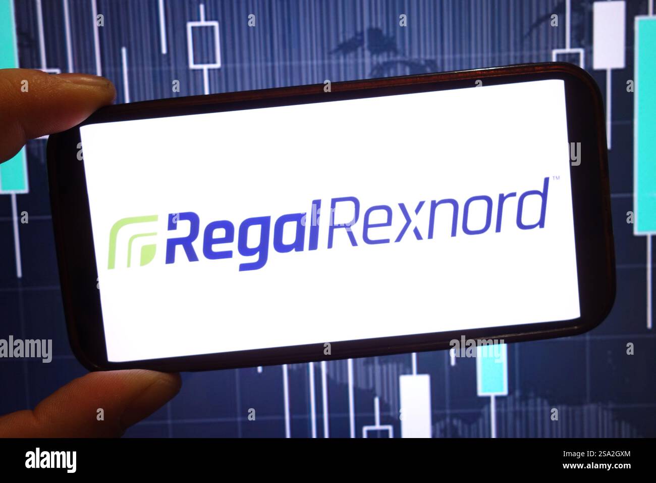 In this photo illustration, the Regal Rexnord Corporation company logo ...
