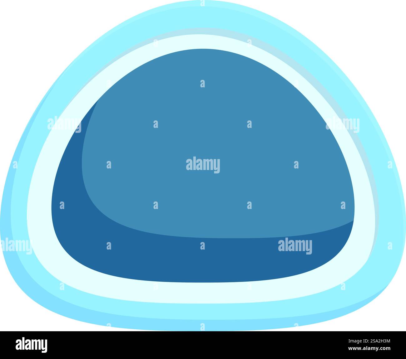 Blue mochi food icon cartoon vector. Meal delicious. Culture tradition ...