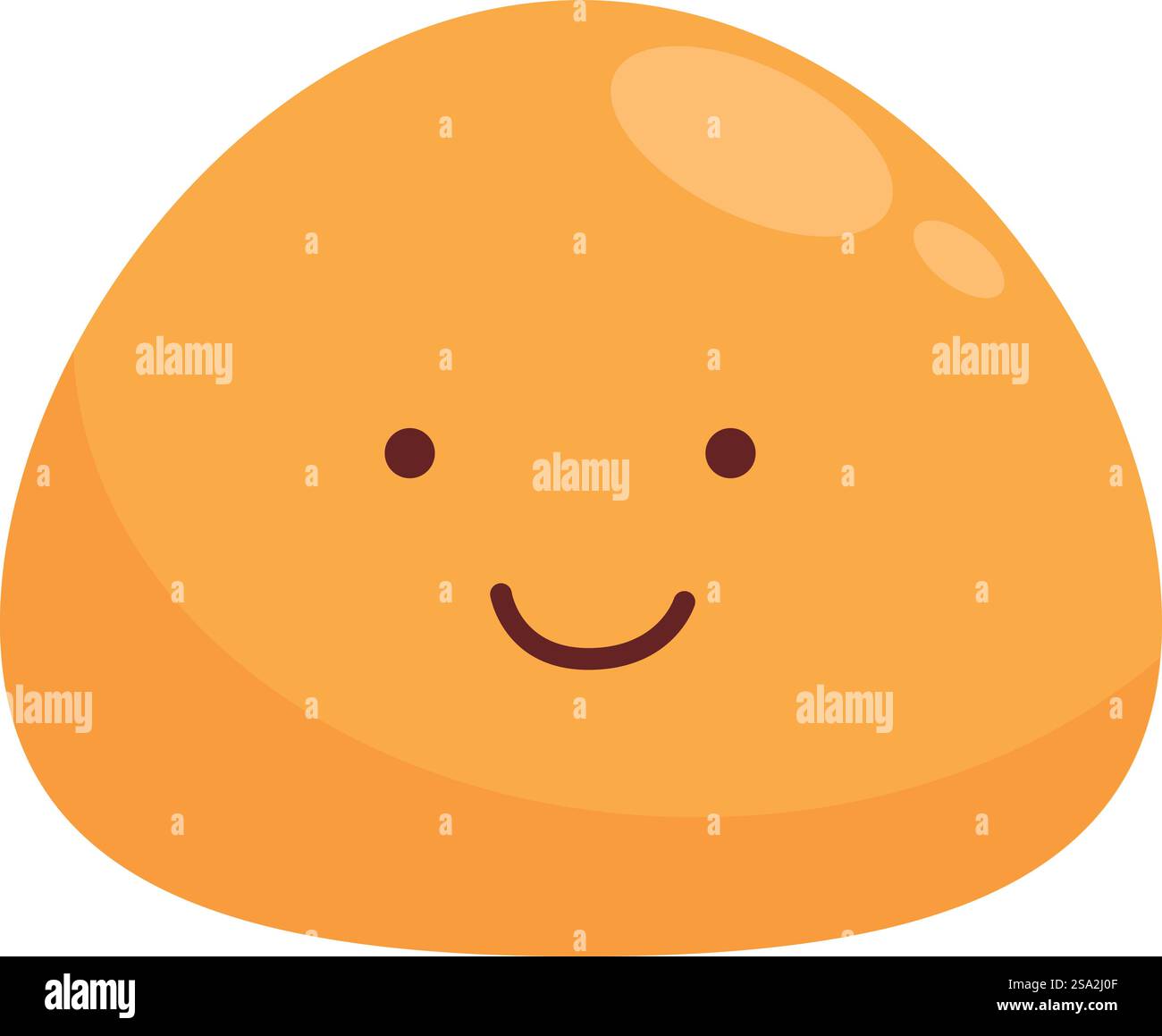 Asia korean food icon cartoon vector. Mochi pastel. Sweet dessert cake ...