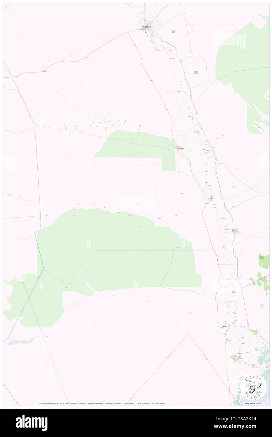 Galole, KE, Kenya, S 1 30' 11'', N 39 58' 57'', map, Cartascapes Map ...