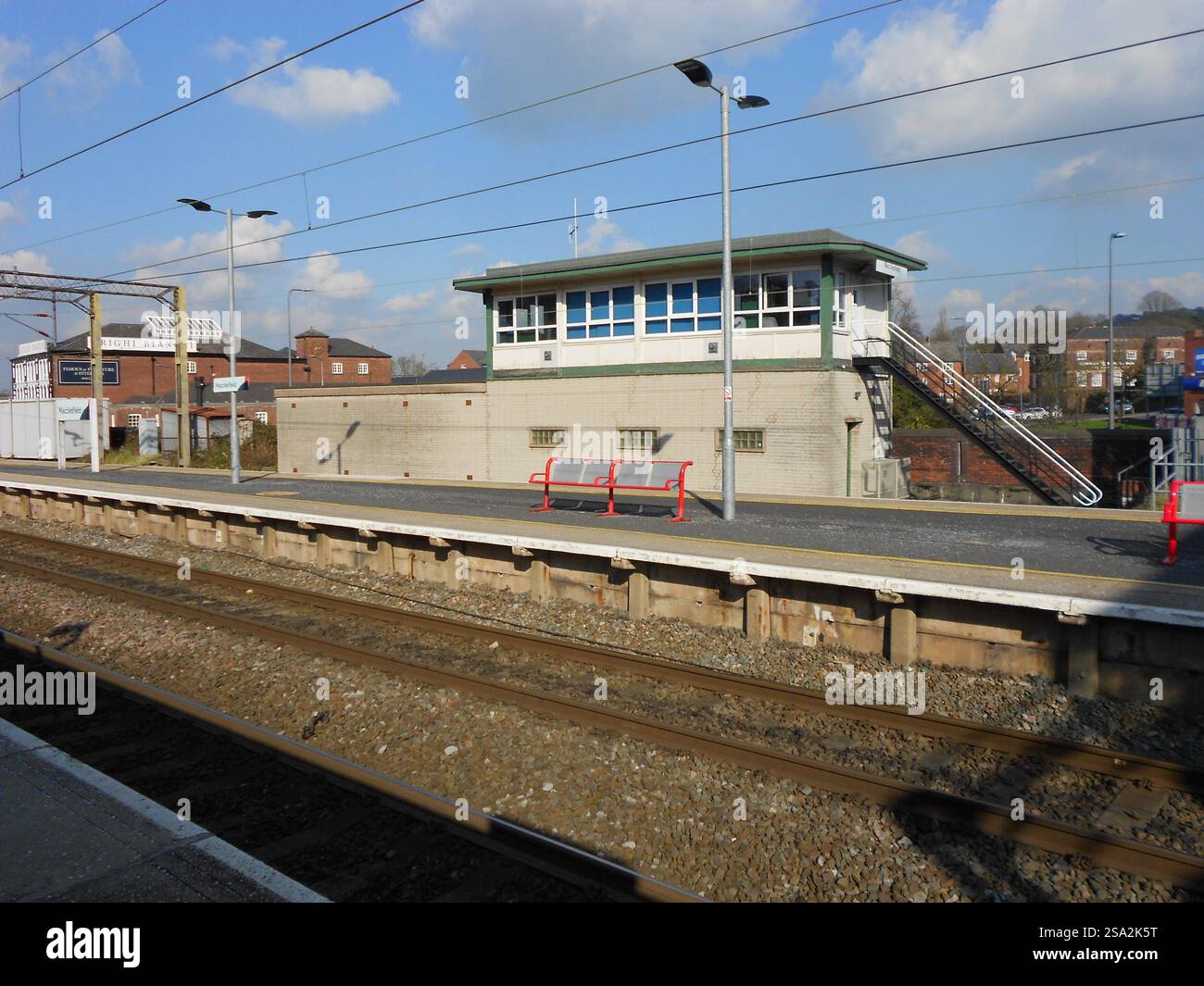 Macclesfield signal box Stock Photo - Alamy