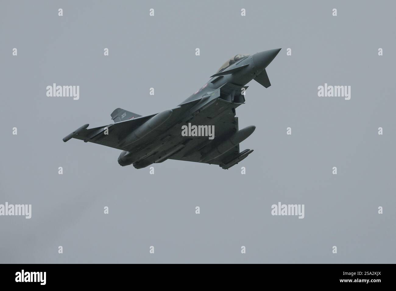 RAF Typhoons FGR4 takes off at RAF Coningsby , Coningsby, United ...