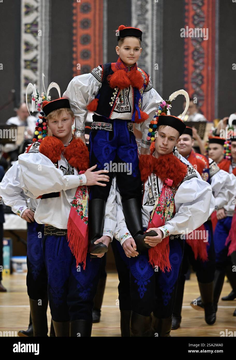 Vlcnov, Czech Republic. 25th Jan, 2025. This year's King Frantisek ...