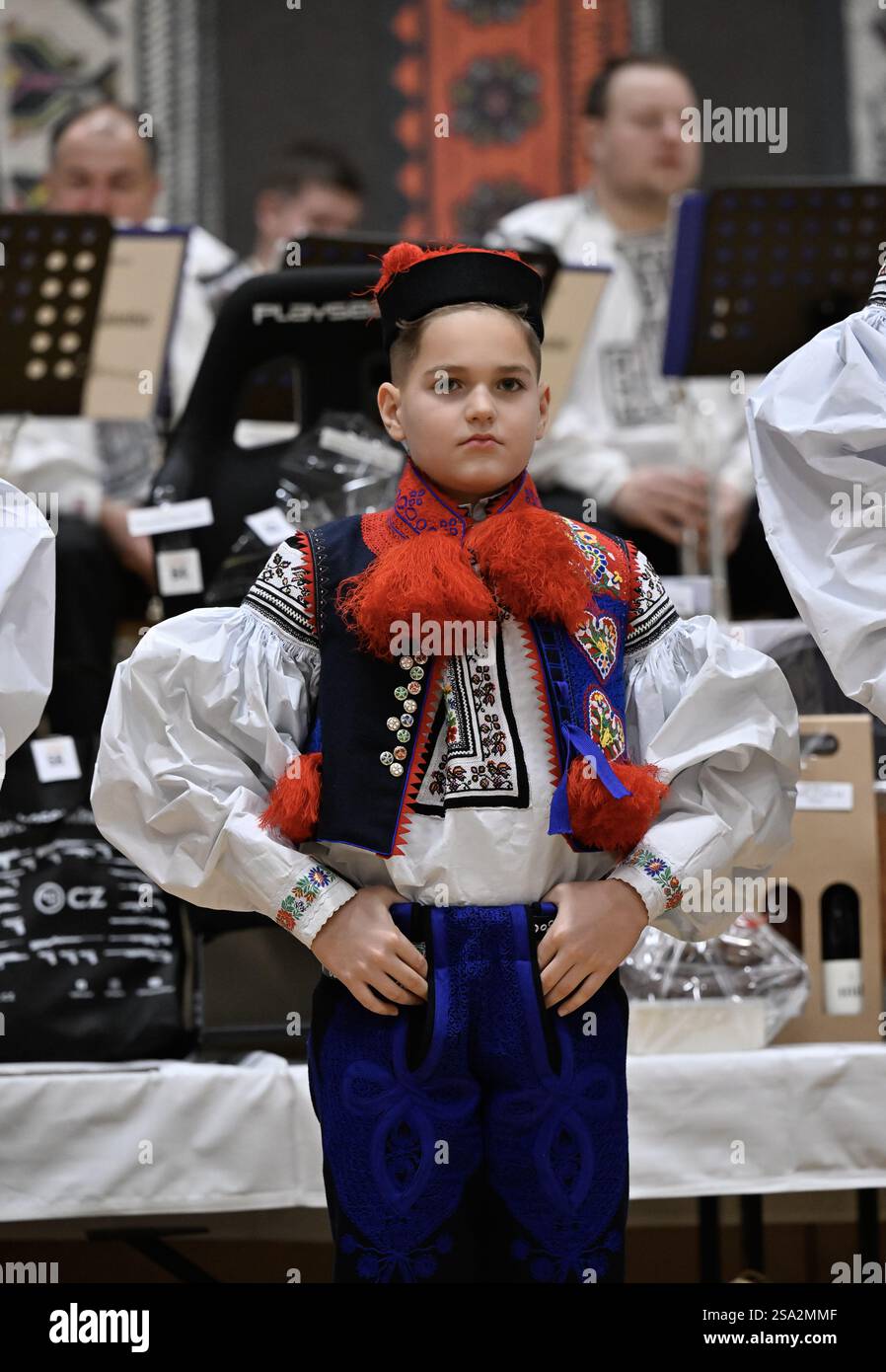 Vlcnov, Czech Republic. 25th Jan, 2025. This year's King Frantisek ...