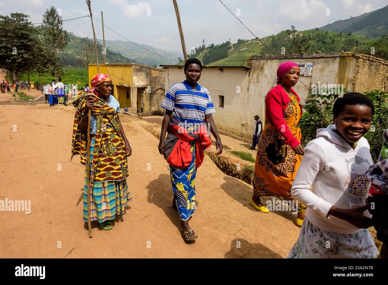 Rwanda. Surroundig of Byumba. Daily Life Stock Photo - Alamy