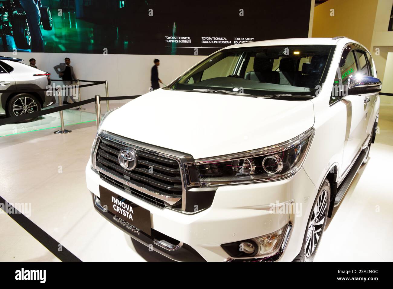 NEW DELHI - JANUARY 20, 2025: Toyota Innova Crysta car is on display at ...