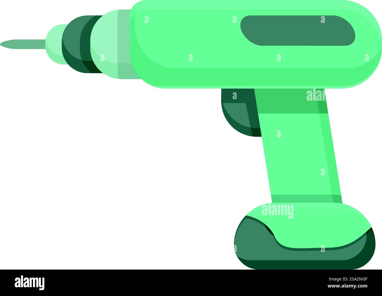 Electric screwdriver icon cartoon vector. Mechanic cordless. Machine ...