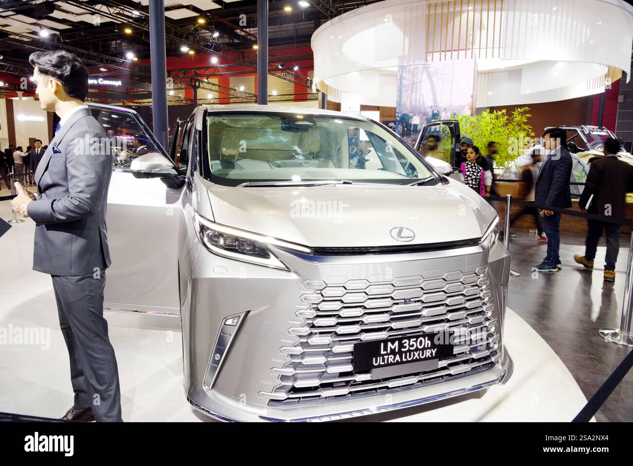 NEW DELHI - JANUARY 20, 2025: Lexus LM 350h Ultra Luxury car is on ...