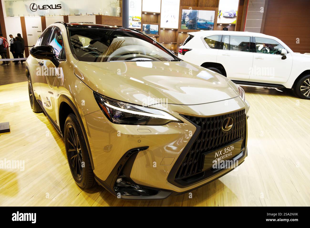 NEW DELHI - JANUARY 20, 2025: Lexus NX 350h Compact Luxury SUV is on ...