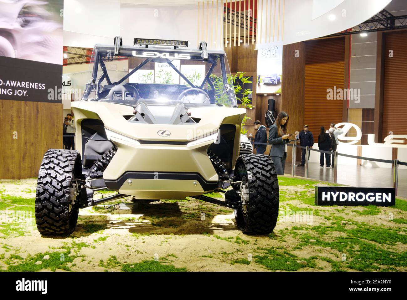 NEW DELHI - JANUARY 20, 2025: Lexus Overtrail ROV Concept is on display ...