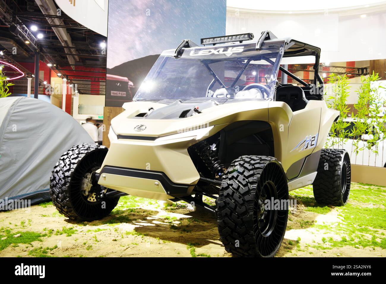 NEW DELHI - JANUARY 20, 2025: Lexus Overtrail ROV Concept is on display ...