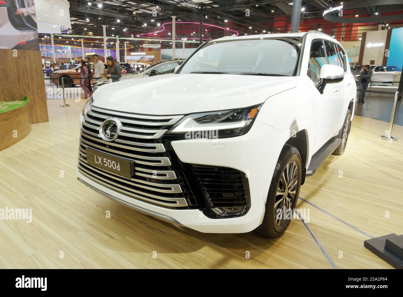 NEW DELHI - JANUARY 20, 2025: Lexus LX 500d Luxury SUV is on display at ...