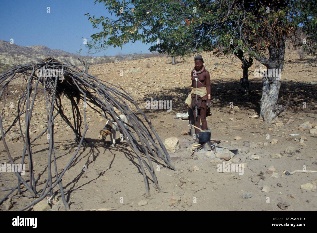 Namibia. Himba People Stock Photo - Alamy