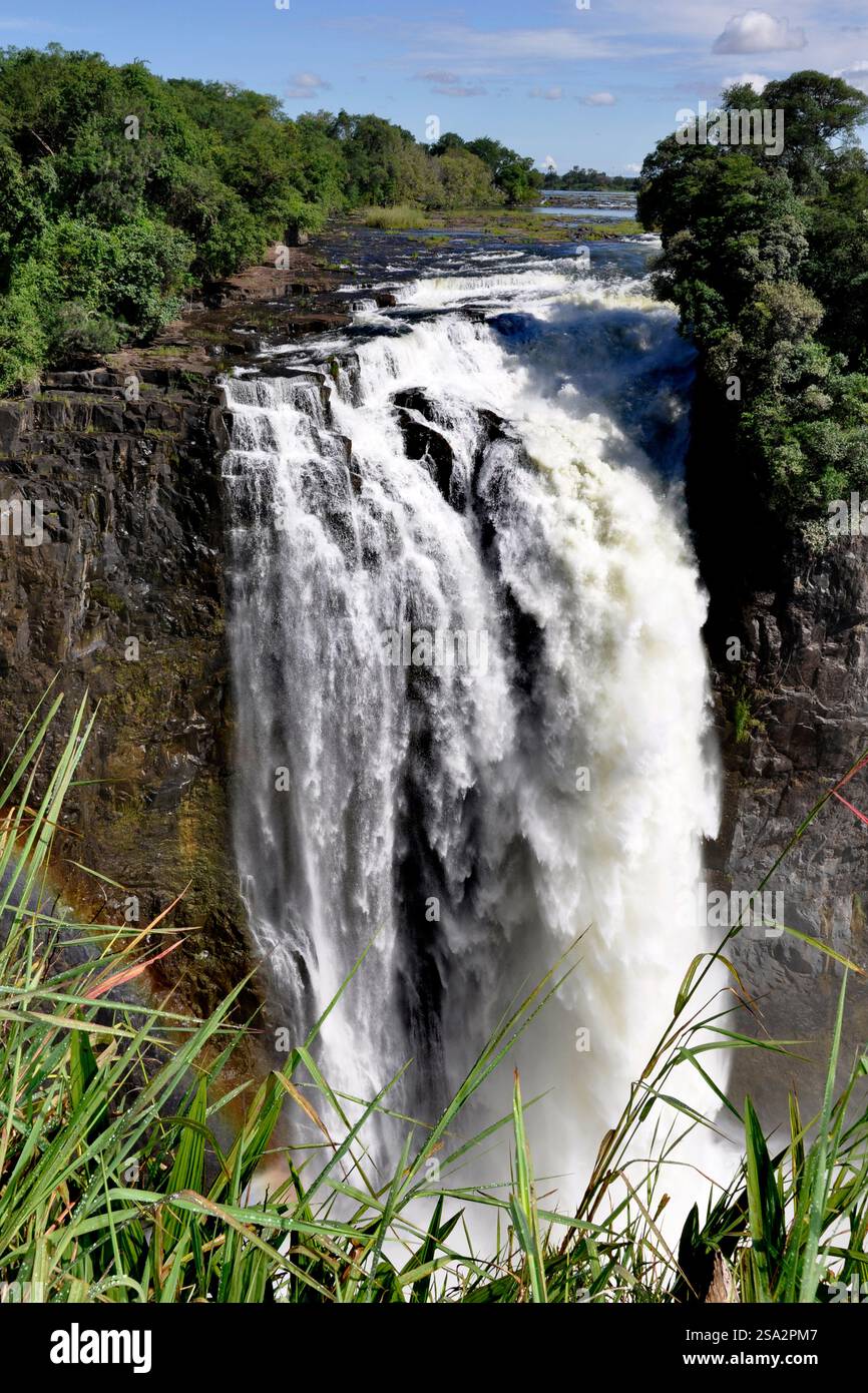 Waterfalls. Victoria Falls. Zimbabwe Stock Photo - Alamy