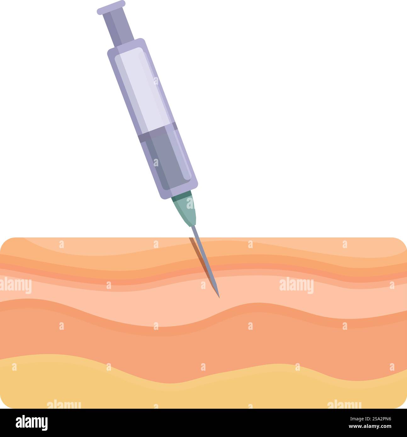 Drug skin inject icon cartoon vector. Botox procedure. Care clinic ...