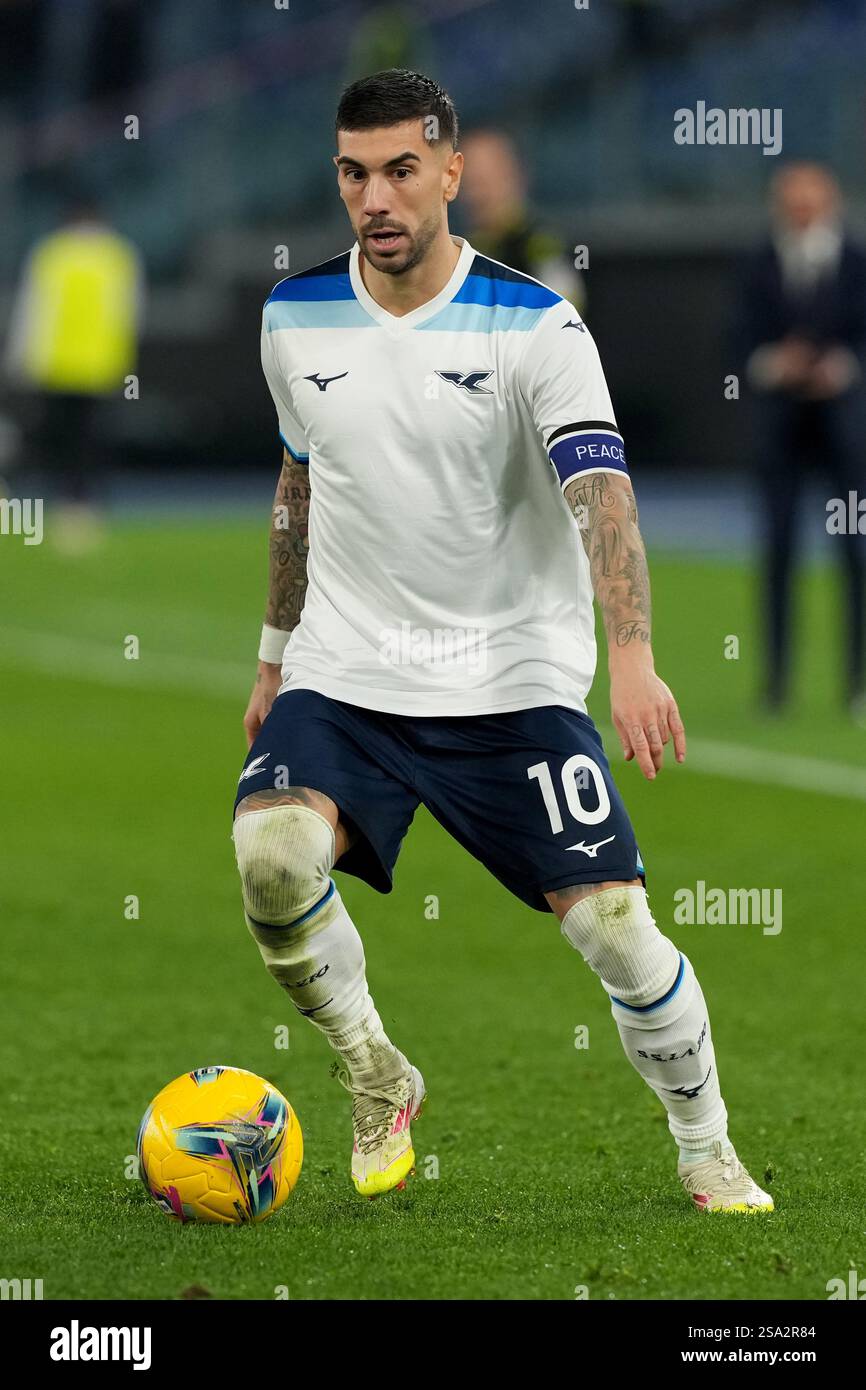 Mattia Zaccagni of SS Lazio during the Serie A football match between ...