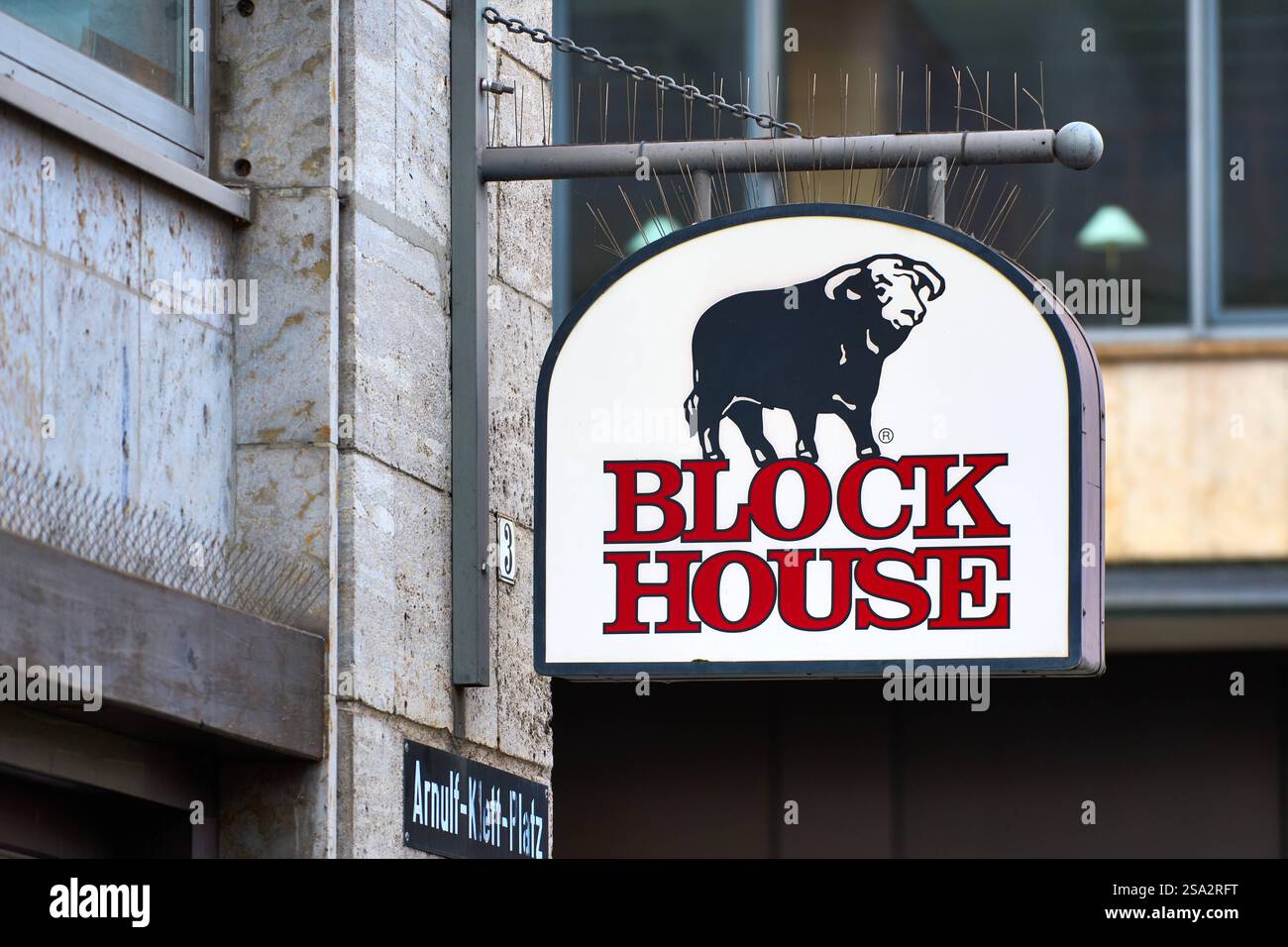 Stuttgart, Baden-Württemberg, Germany - January 23, 2025: Company sign ...