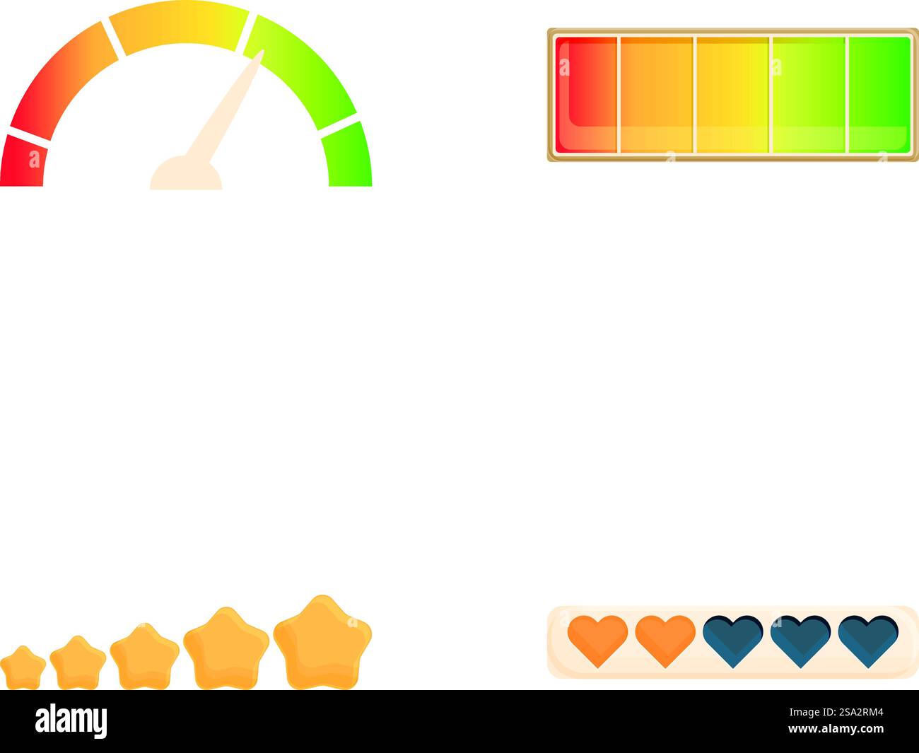 Satisfaction counter icons set cartoon vector. Customer satisfaction ...