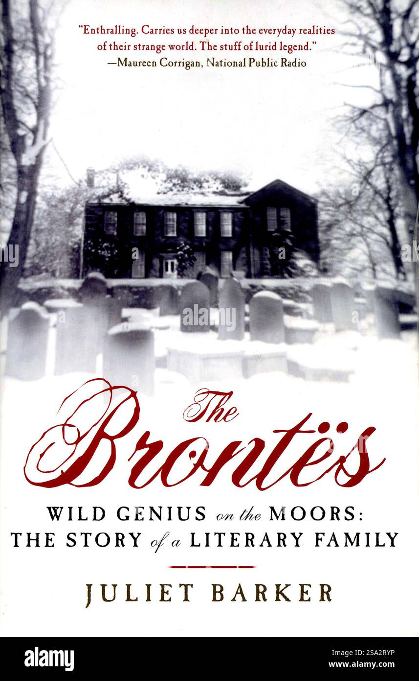 Book cover. "The Brontes, Wild genius on the Moors: the story of a ...