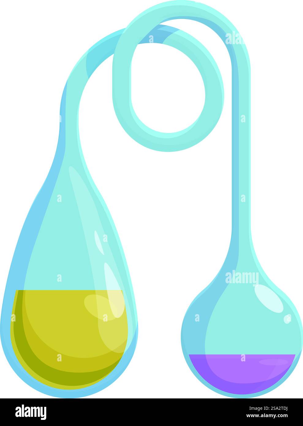 Chemical glass potion boiling icon cartoon vector. Composition game ...