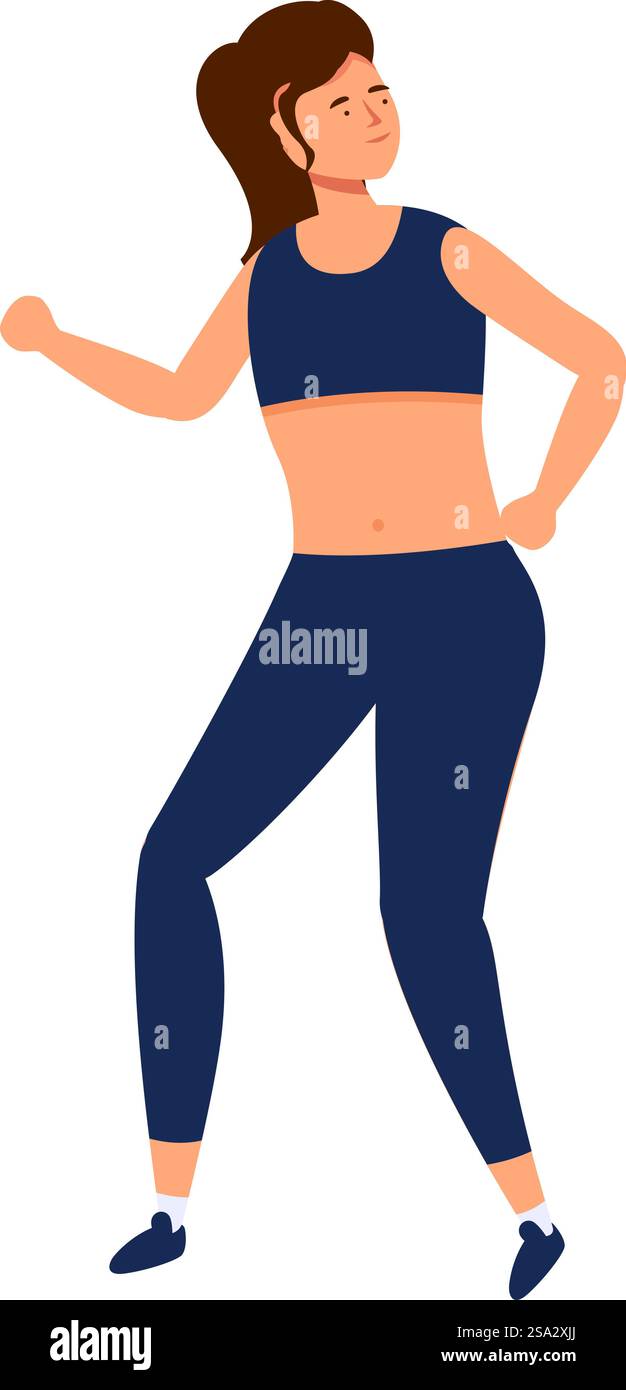 Zumba move dance icon cartoon vector. Moving lesson. Indoor workout ...