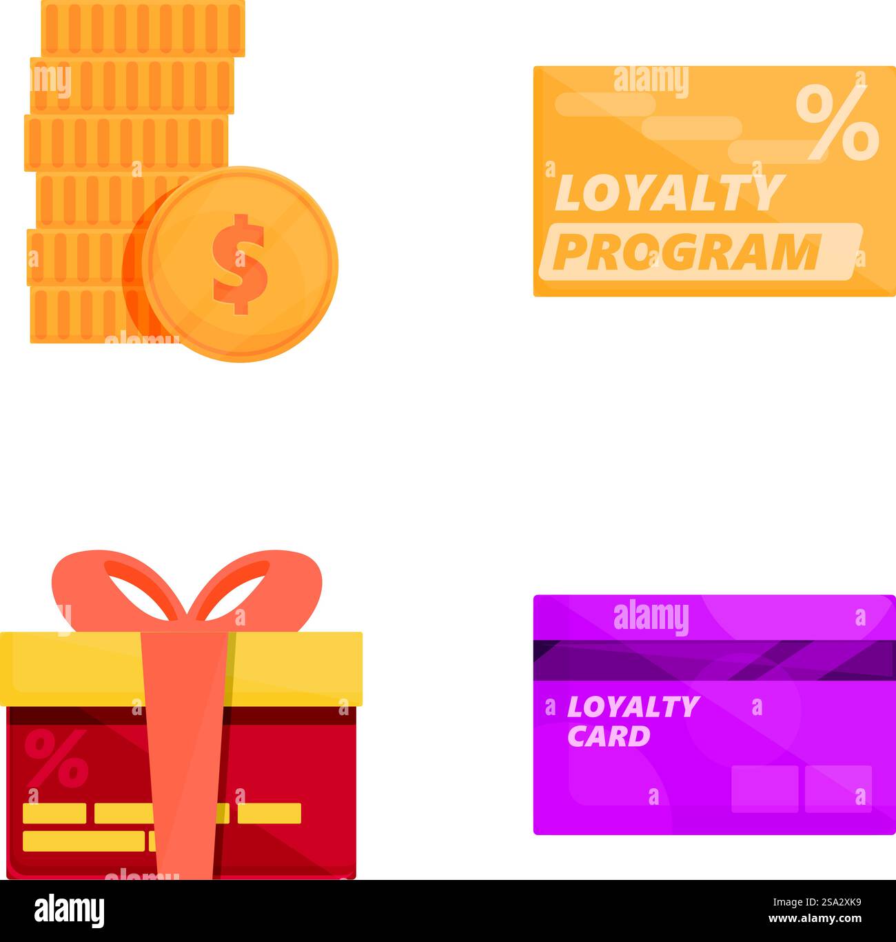 Loyalty program icons set cartoon vector. Loyalty program and customer service. Promotion method ...