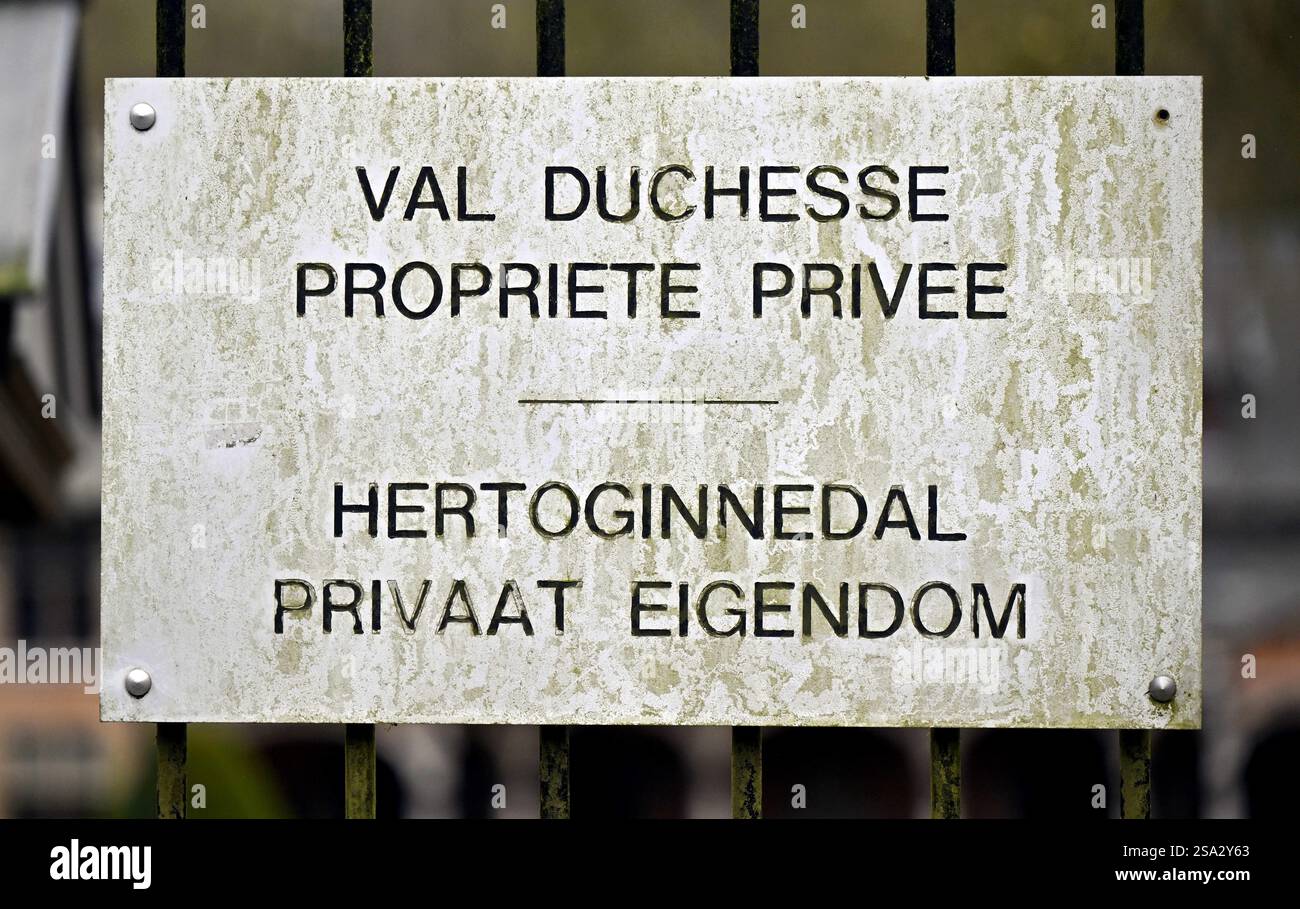 Brussels, Belgium. 28th Jan, 2025. Illustration picture shows a sign on ...