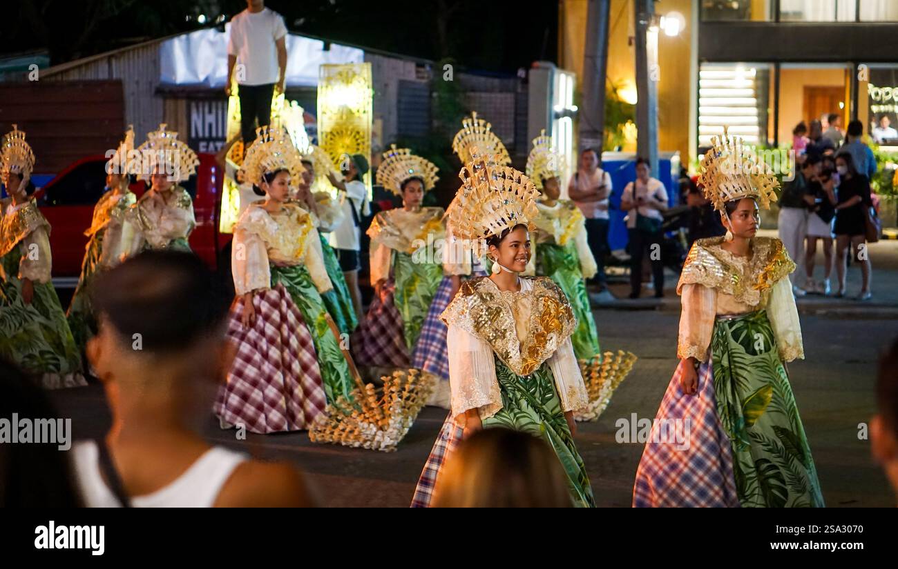 A stunning young woman in festive attire shines at the Dinagyang ...