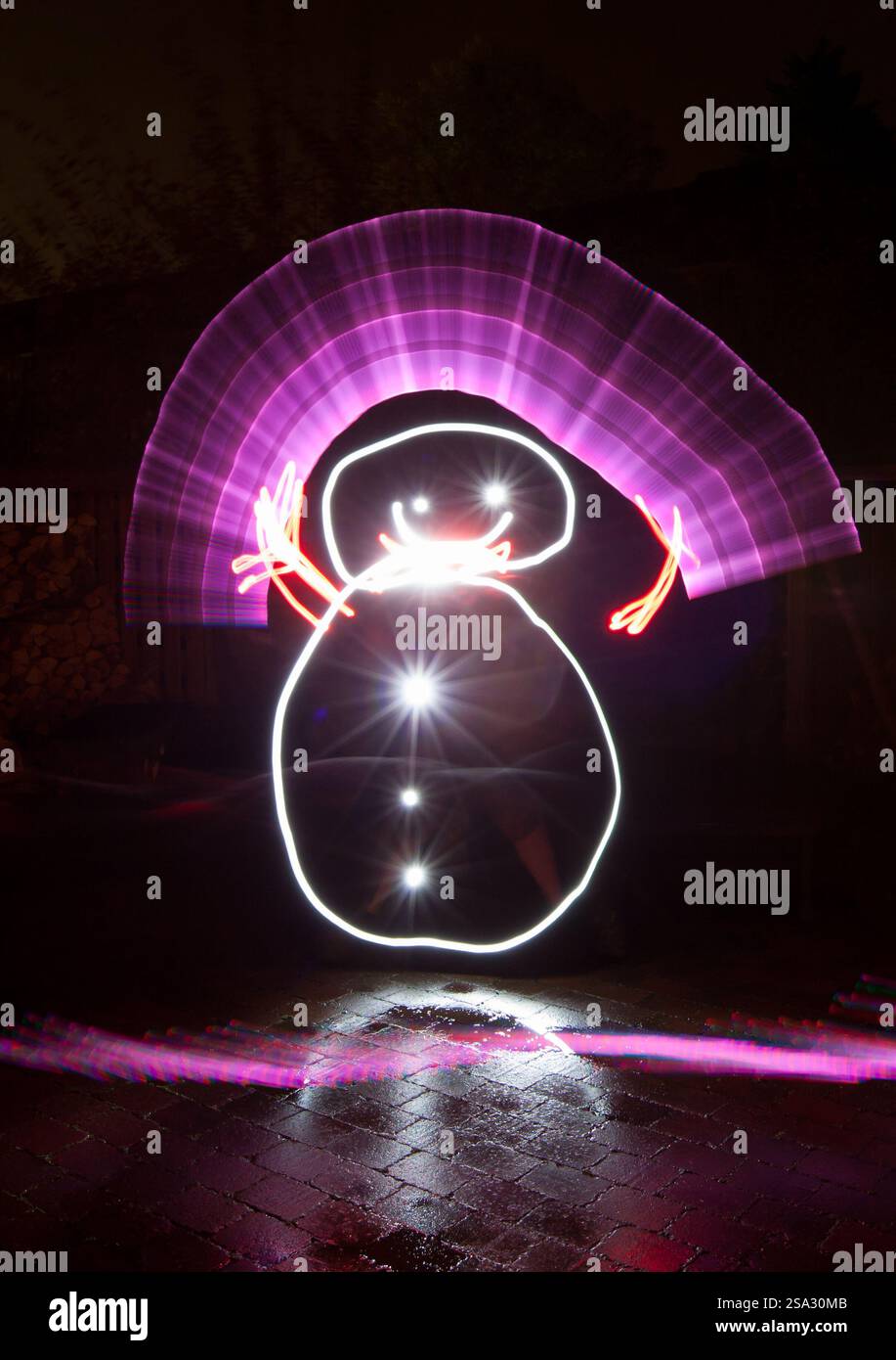 Painting with light, photography, creativity Stock Photo - Alamy