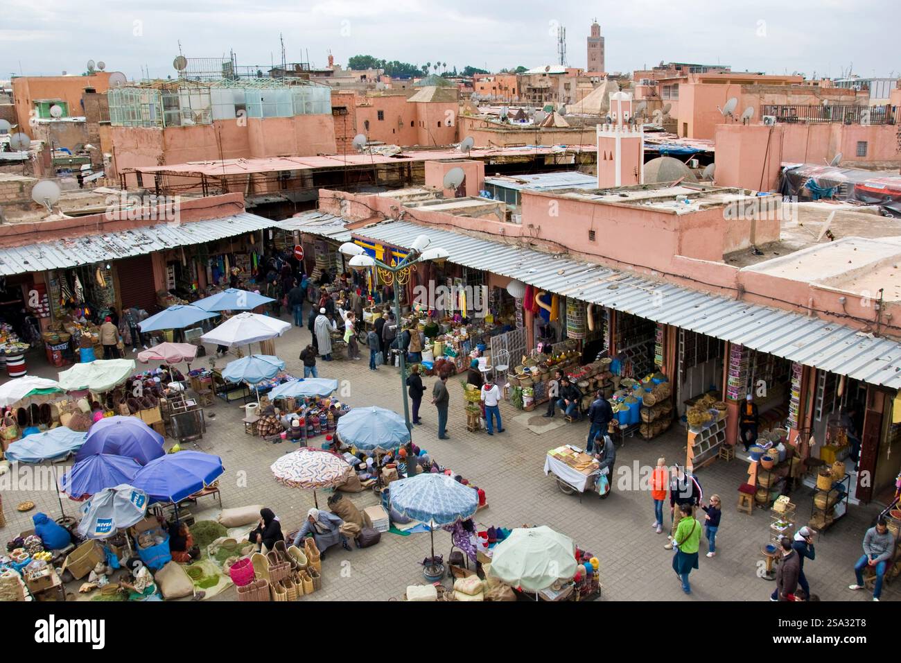 Morocco. Marrakech. Souk. Daily Life Stock Photo - Alamy