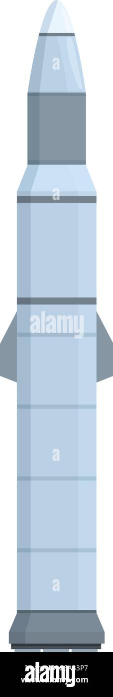 Graphic design of a contemporary space rocket isolated on a white ...