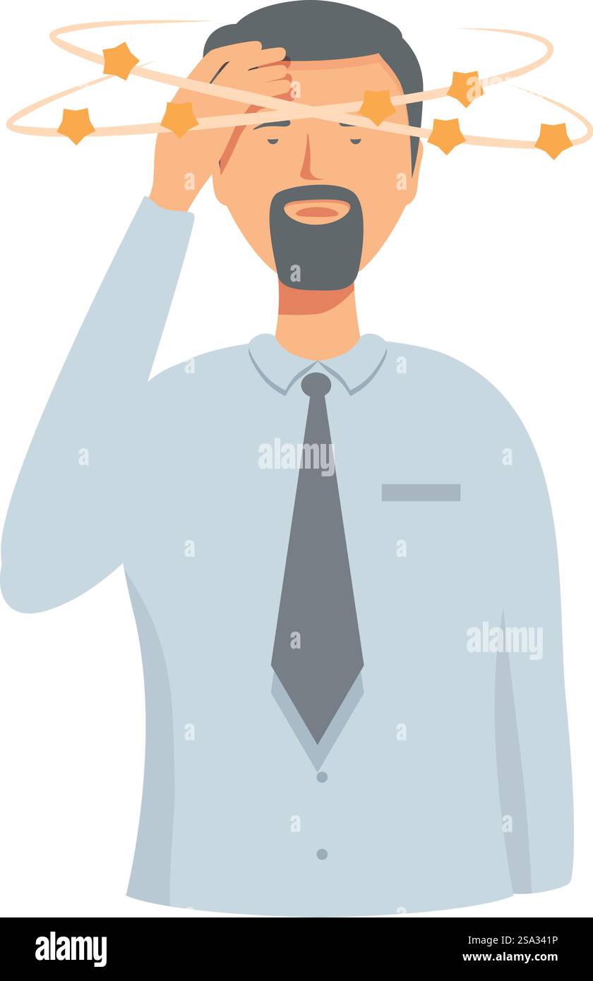 Male employee experiencing intense hi-res stock photography and images ...