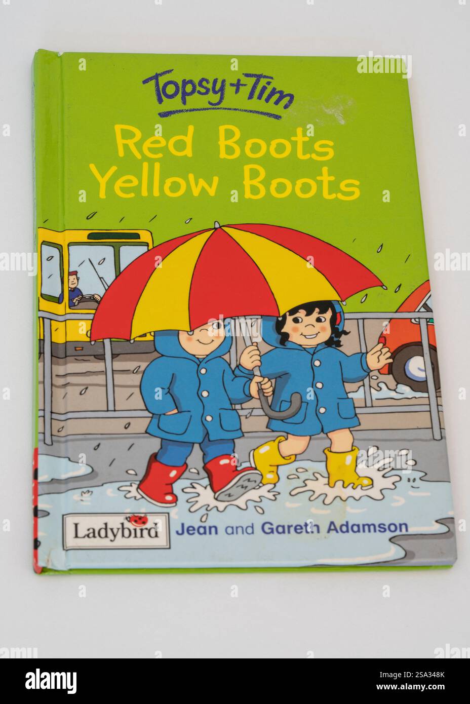 An image of a traditional fairy tail red boots, yellow boots Ladybird ...