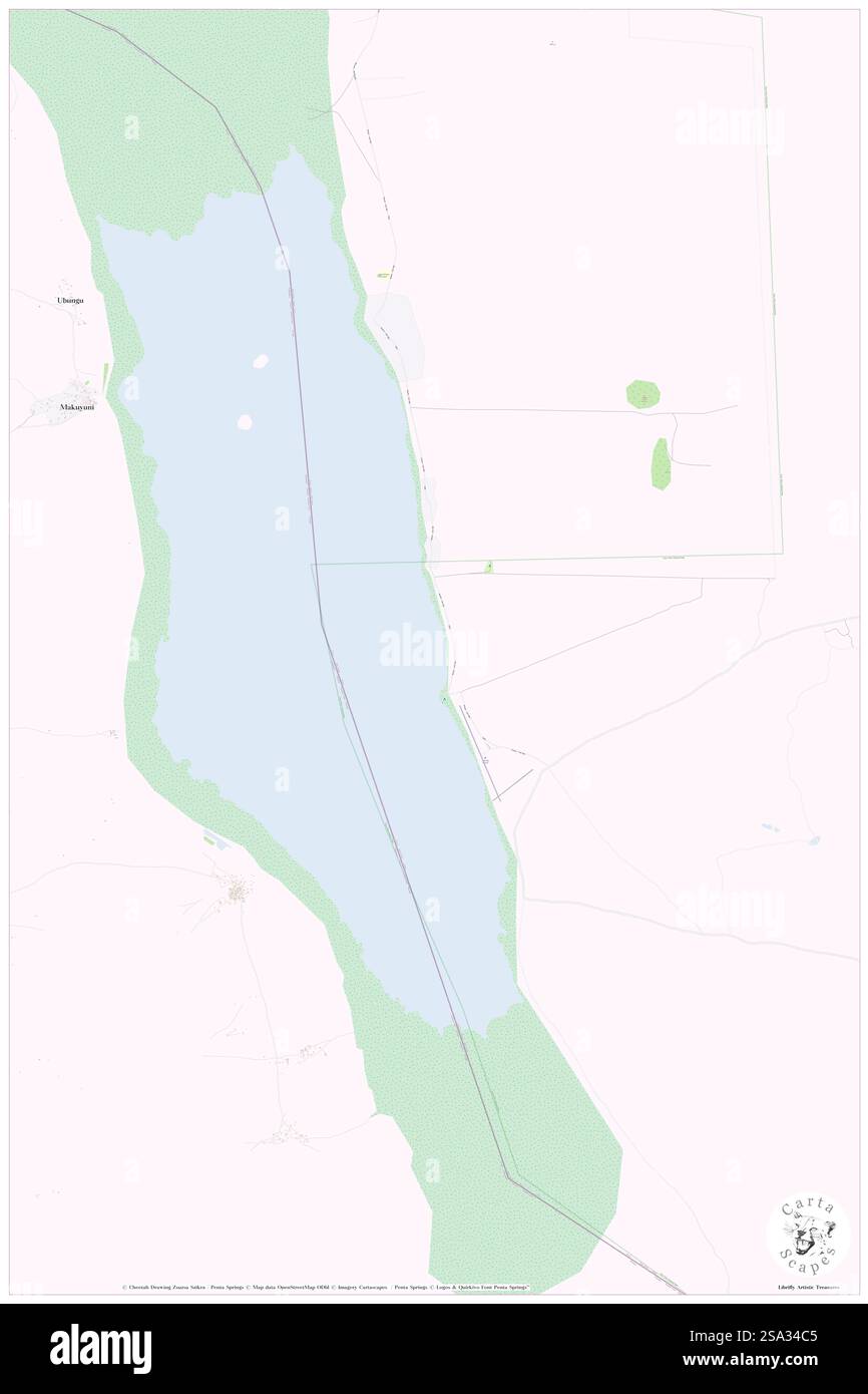 Jipe, KE, Kenya, Taita Taveta, S 3 36' 32'', N 37 46' 31'', map ...
