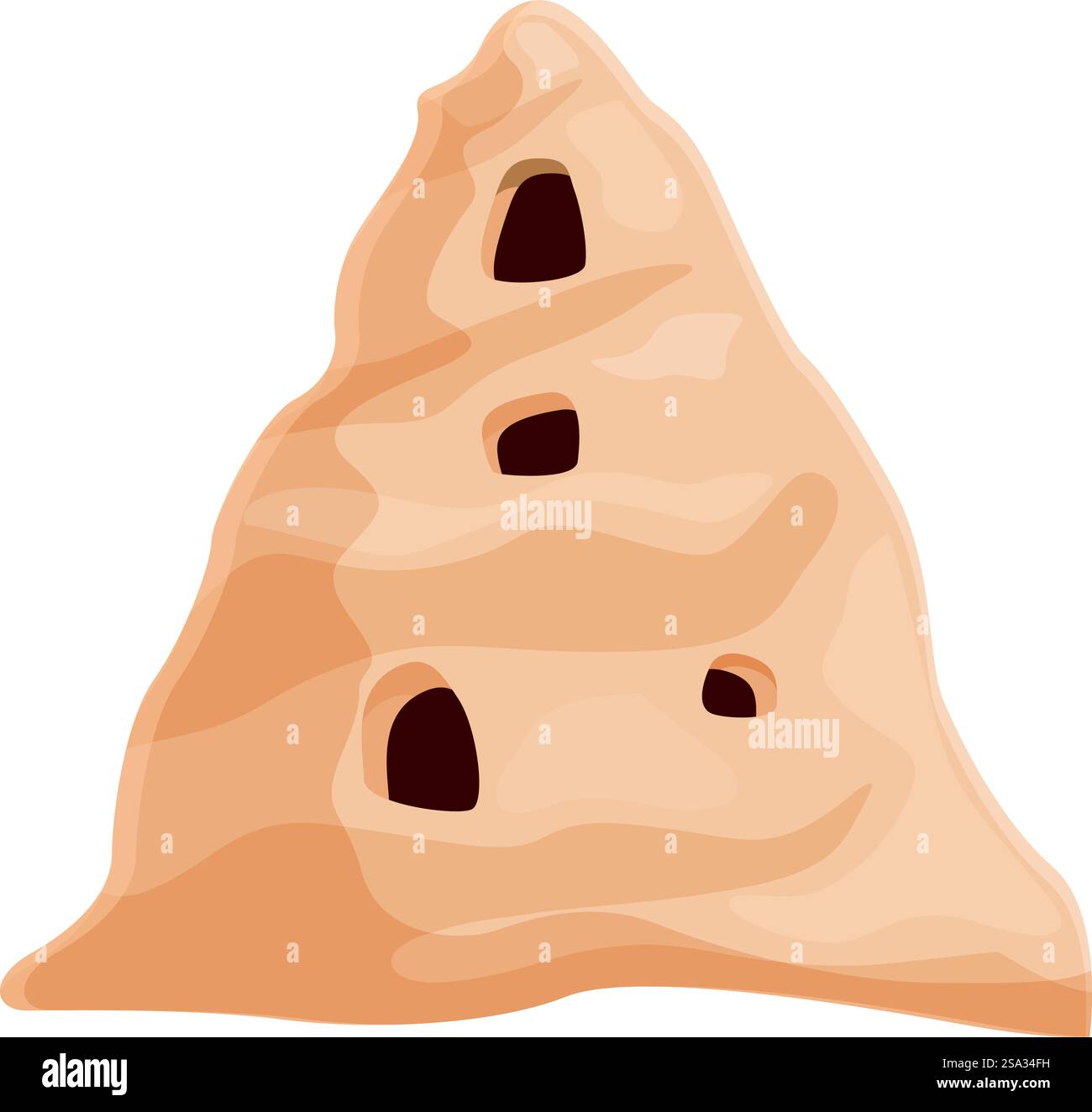 Simple and charming vector graphic of a sandy ant hill with multiple ...