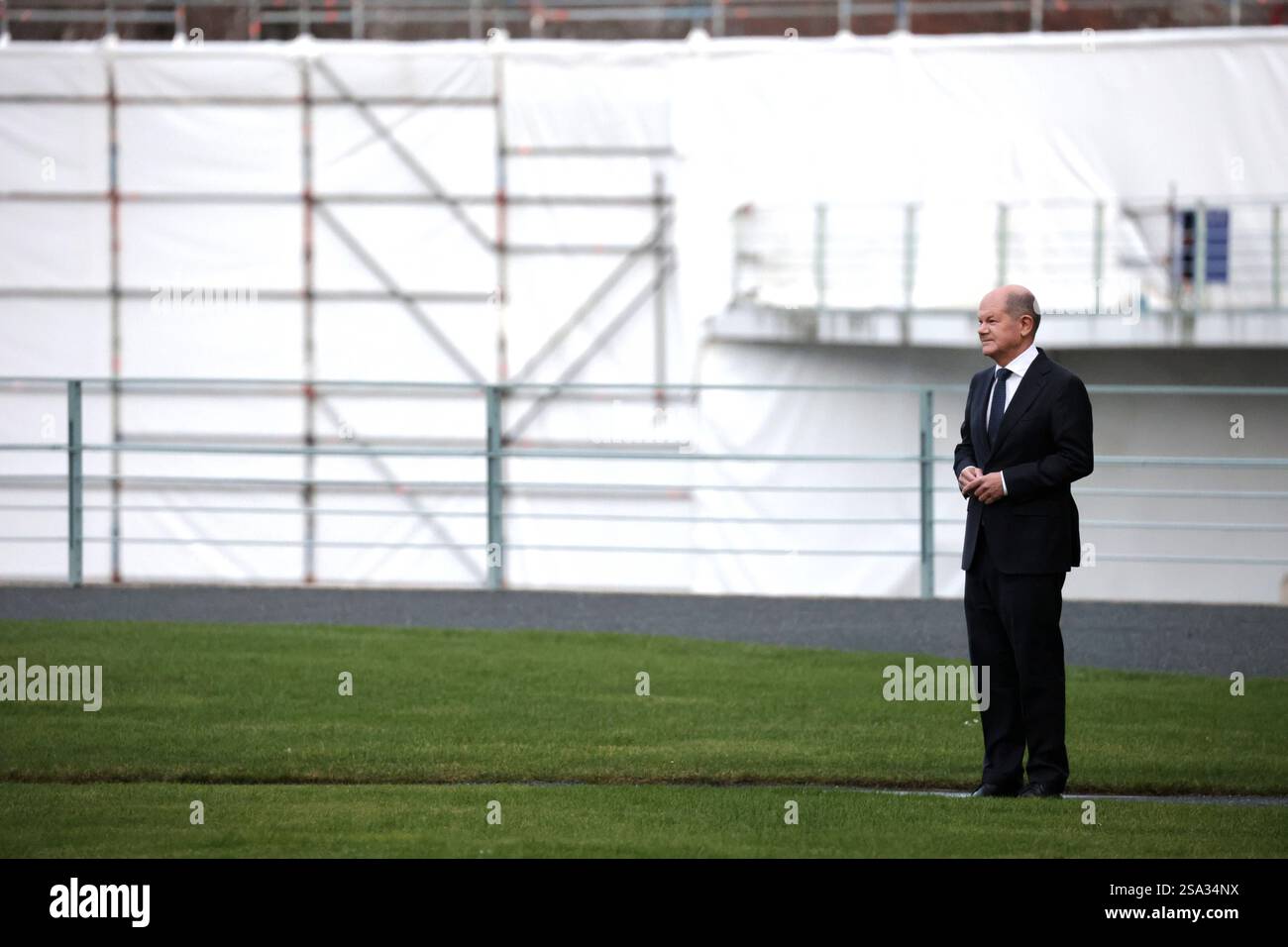 Olaf Scholz, Bundeskanzler, SPD, Bildtermin bei der Begruessung von ...