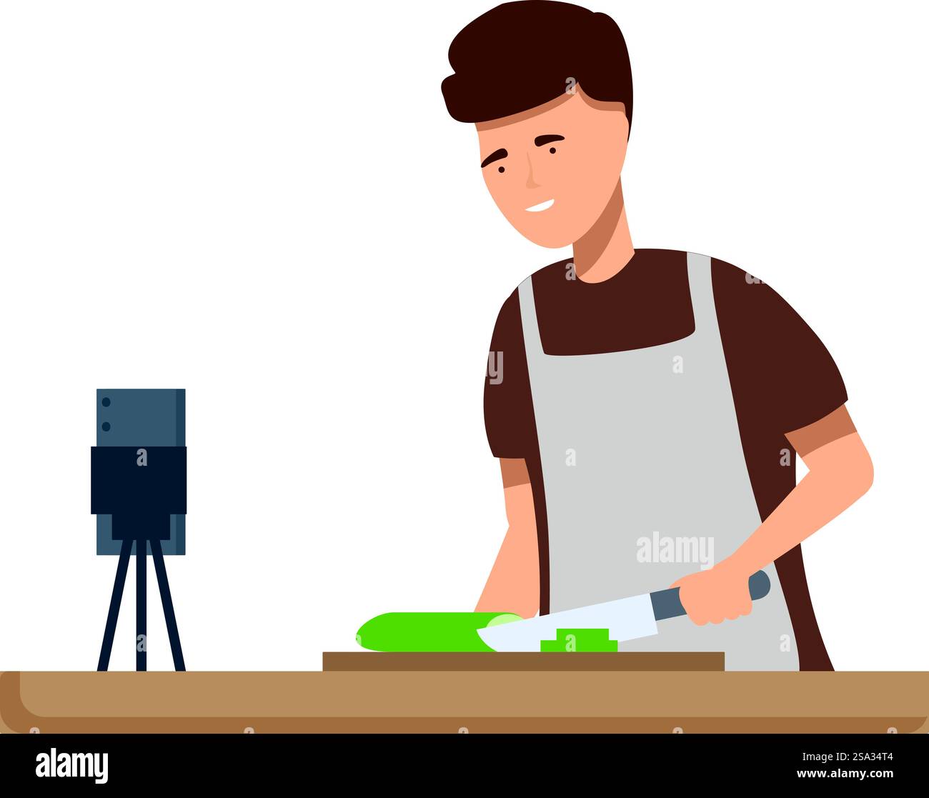 Home cooking skills Stock Vector Images - Alamy