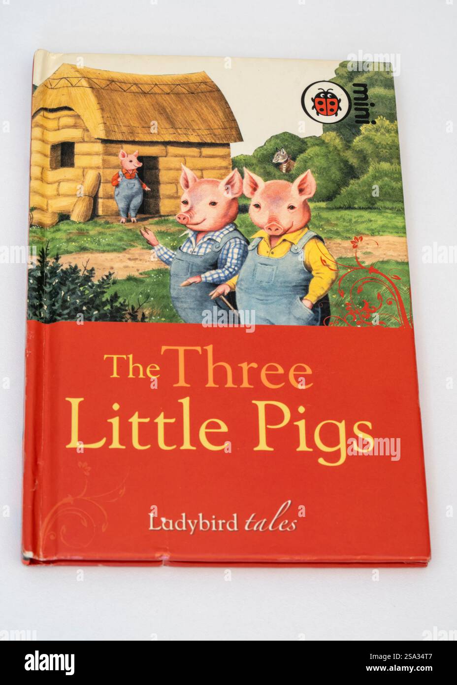 An image of a traditional fairy tail the three little pigs Ladybird ...