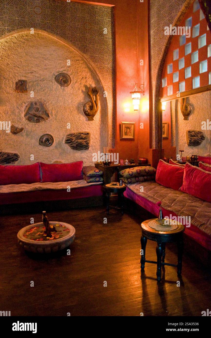 Morocco. Marrakech. Hammam Ziani Stock Photo - Alamy